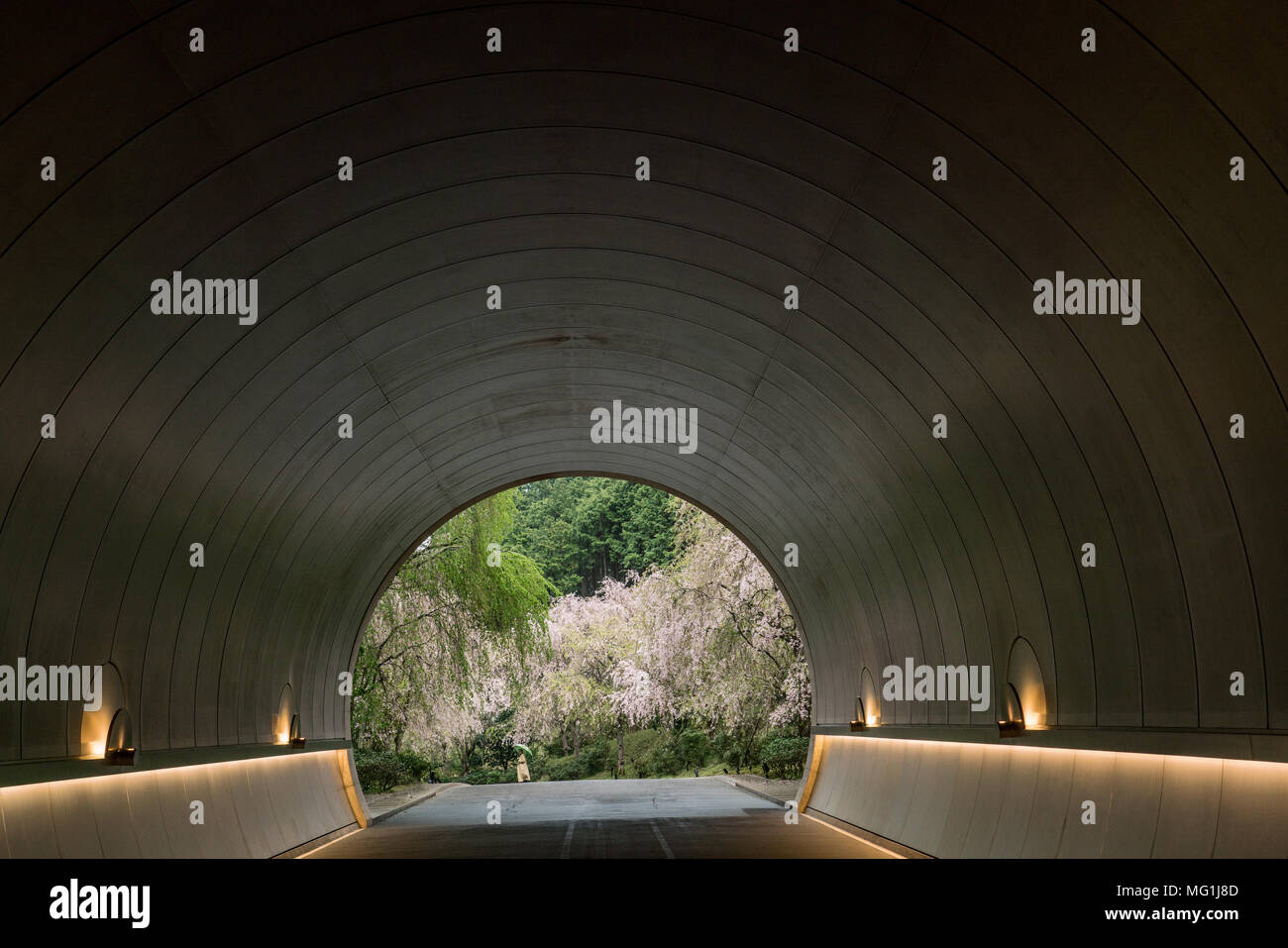 Located amid forrested hills of Shiga, Miho Museum, by the Chinese ...
