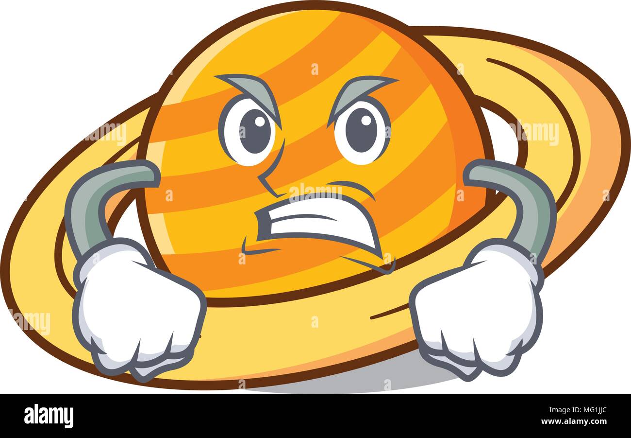 Angry planet saturnus mascot cartoon Stock Vector Image & Art - Alamy