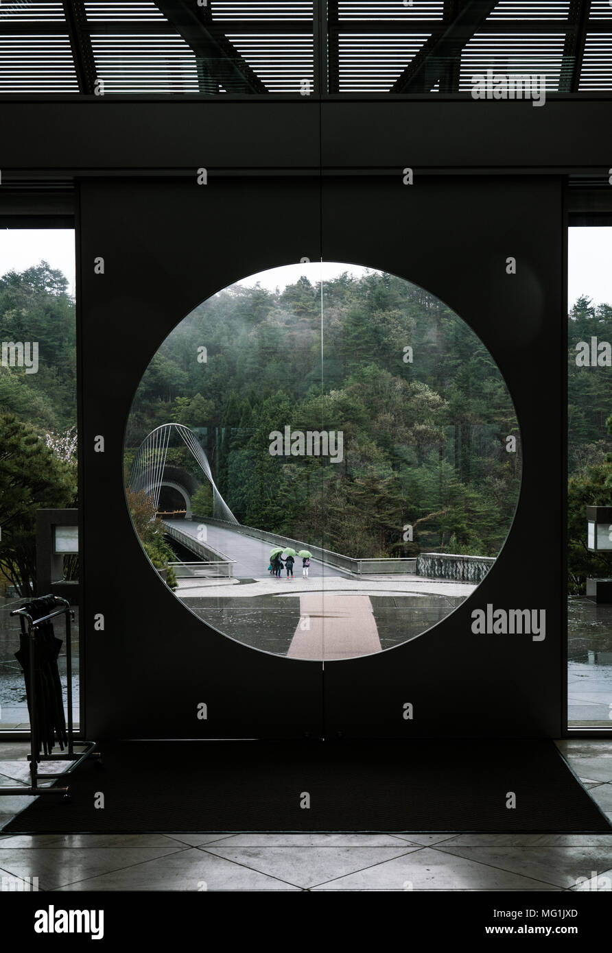 Located amid forrested hills of Shiga, Miho Museum, by the Chinese ...