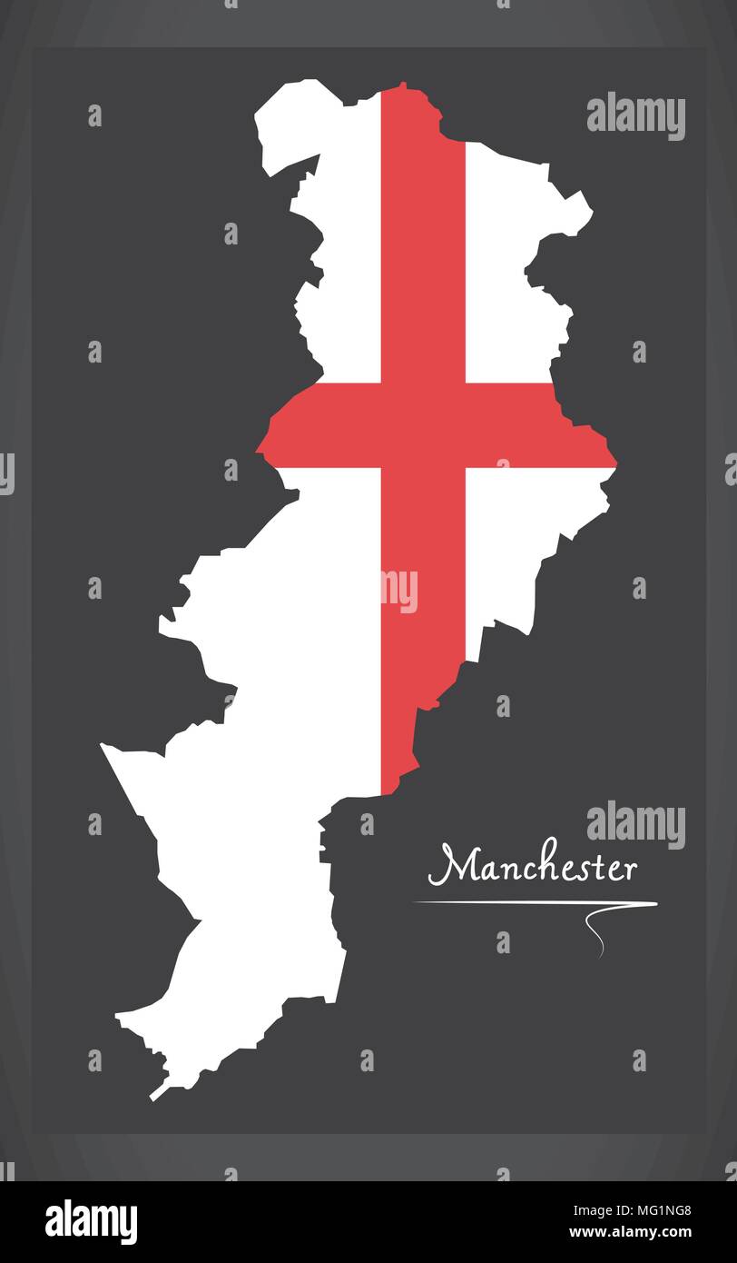 Manchester map hi-res stock photography and images - Alamy