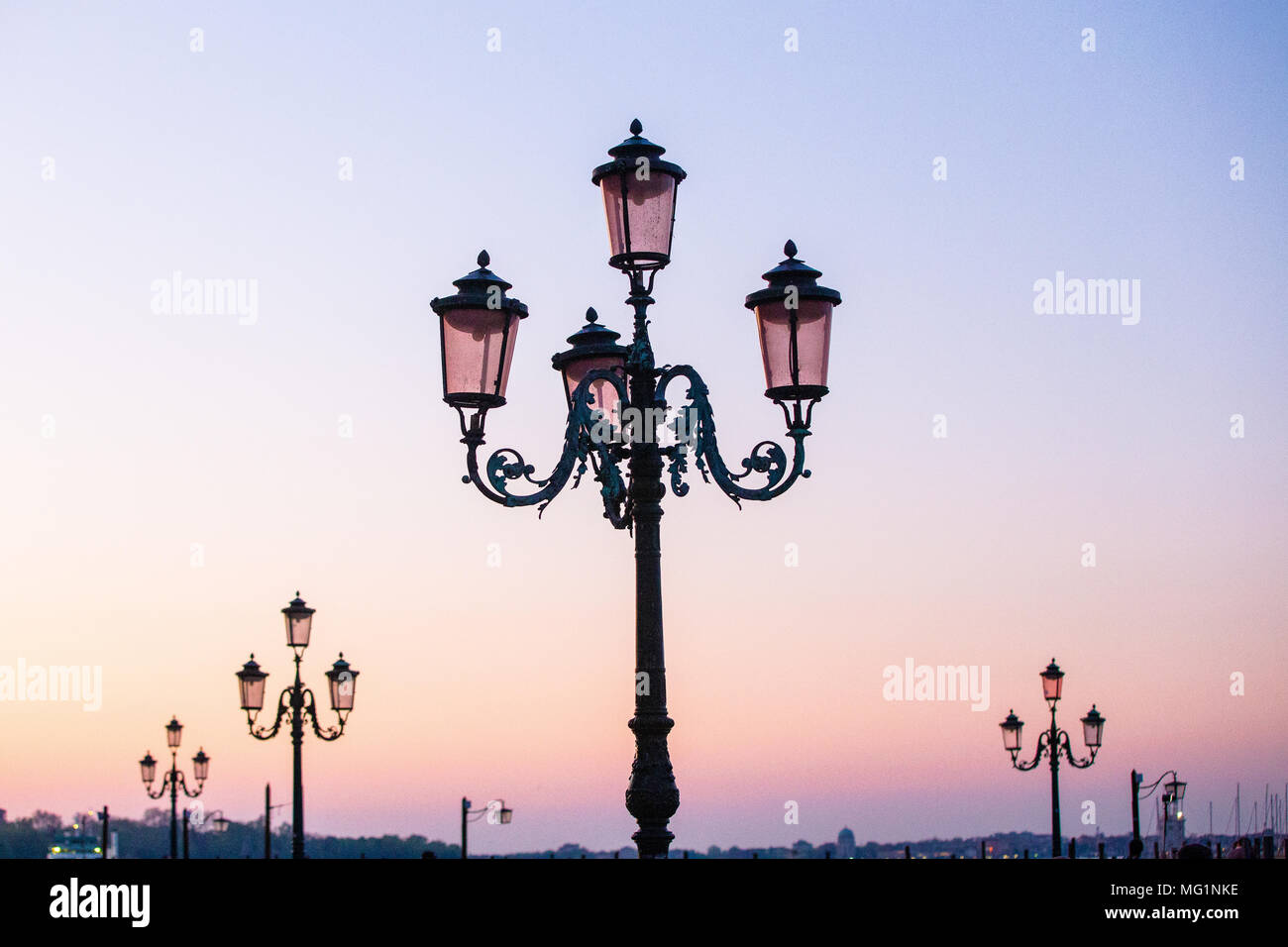 Italian street lamp hi-res stock photography and images - Alamy