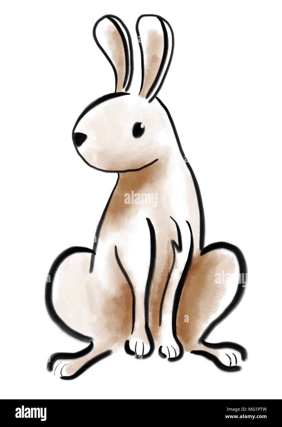 Clipart rabbit hi-res stock photography and images - Alamy
