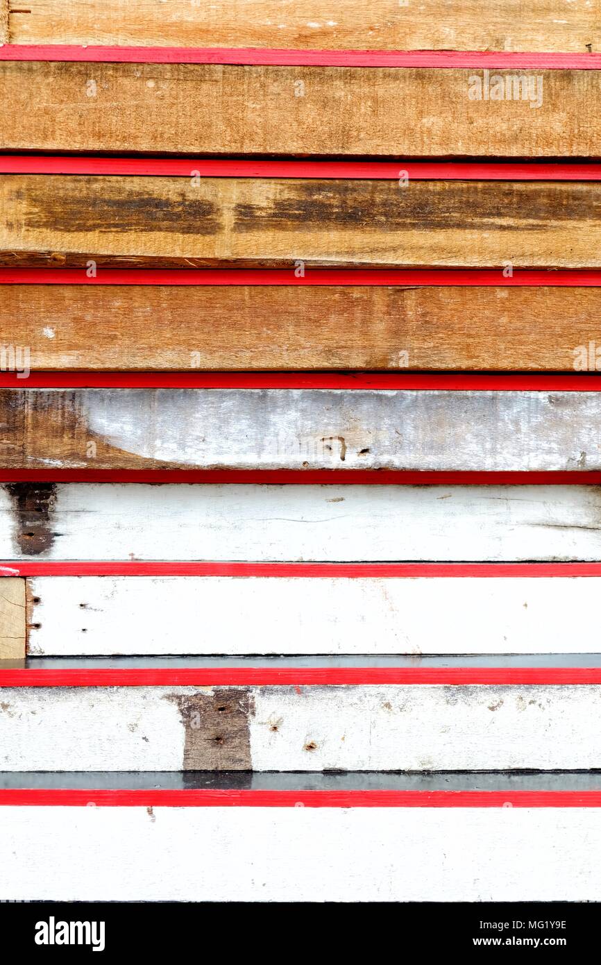 Stack of Old Lumbers Stock Photo - Alamy