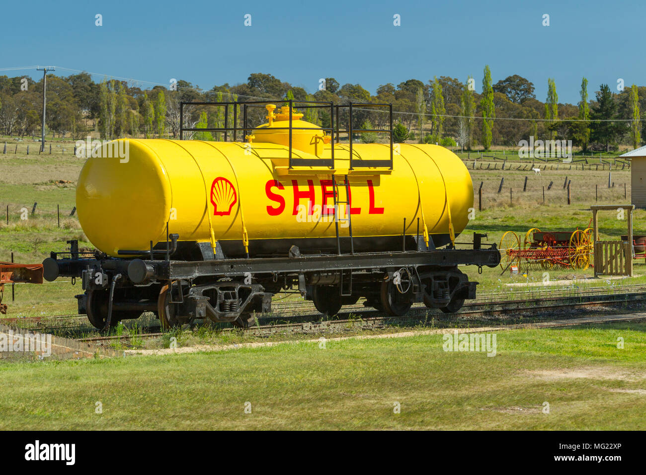 Detail from the historic Tenterfield Railway Museum in the New England ...