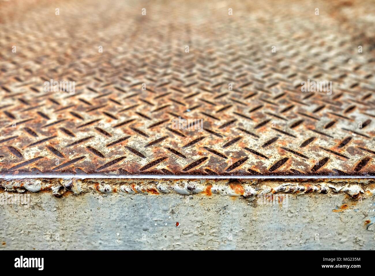 Sheet steel surface pavement hi-res stock photography and images - Alamy