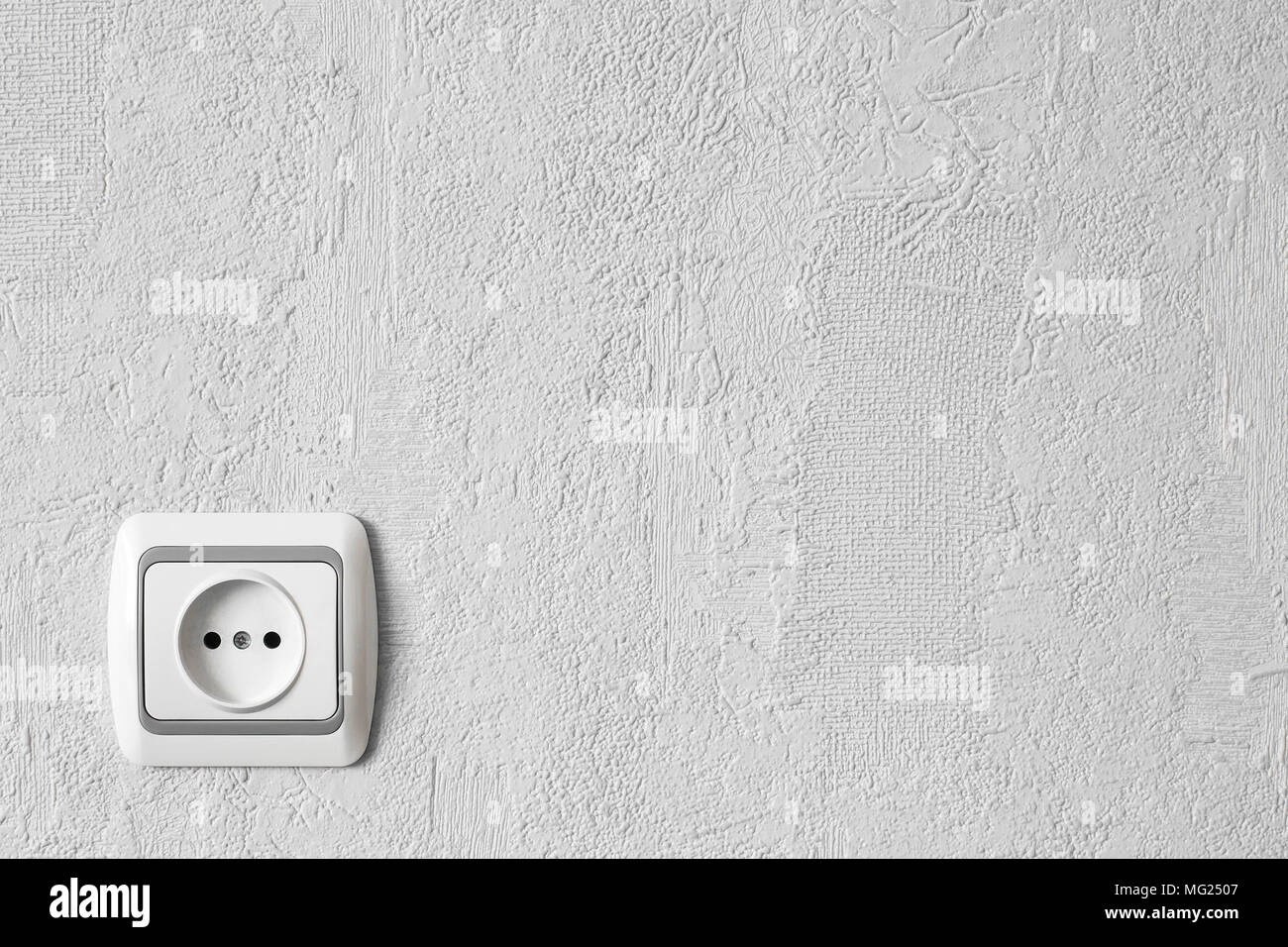 Electrical power outlet on a wall. Minimalism. Background. Concept ...