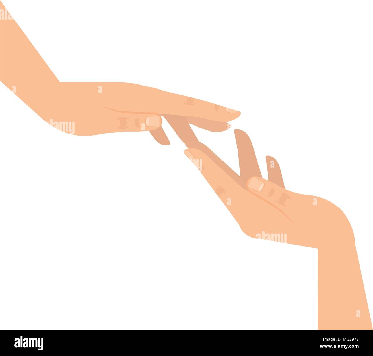 hands human touching icon vector illustration design Stock Vector Image ...