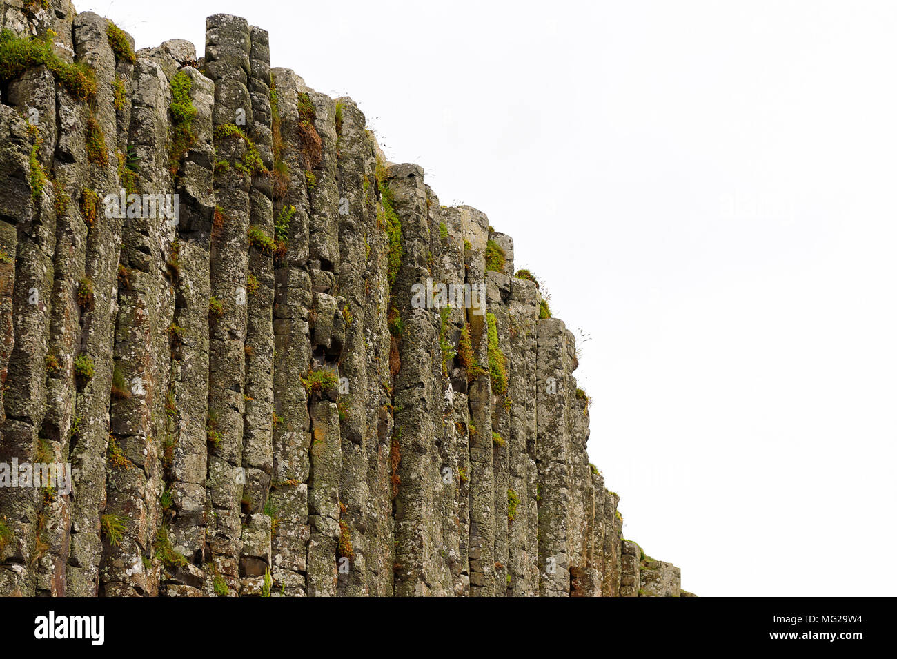Spectacular view of the Giant's Causeway and Causeway Coast, the result ...