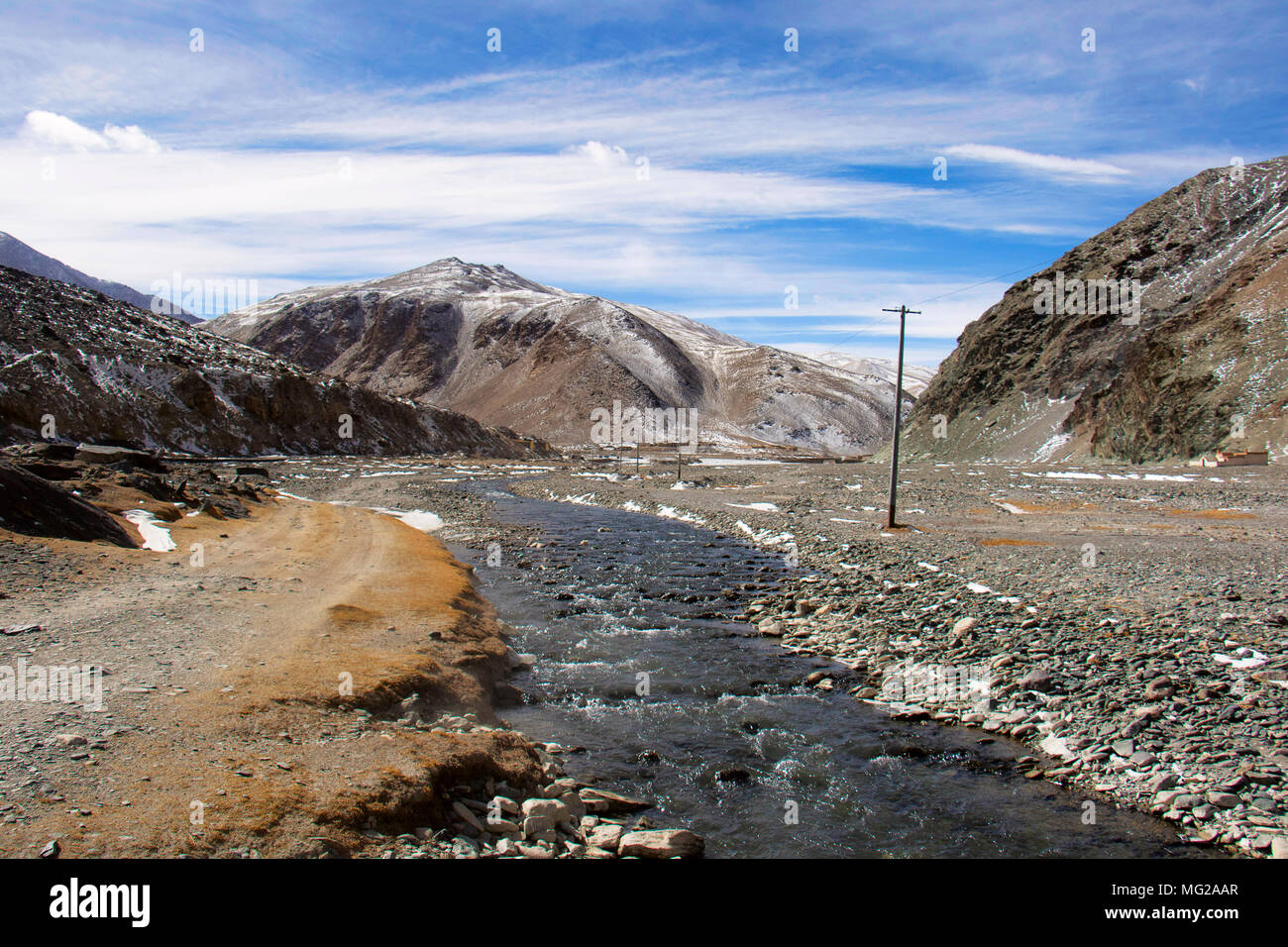 Puga hot water springs, Ladakh, Jammu and Kashmir, India Stock Photo - Alamy