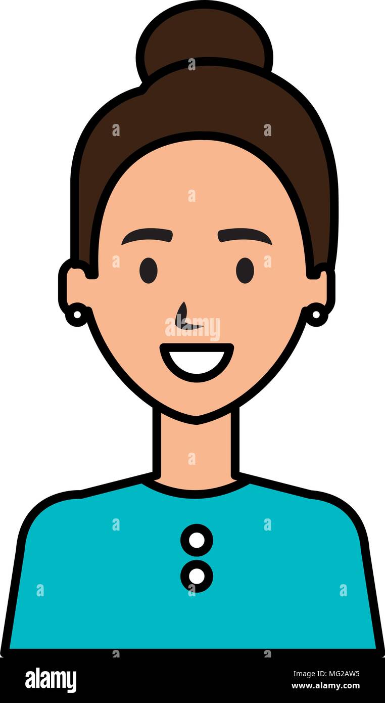 beautiful woman avatar character Stock Vector Image & Art - Alamy