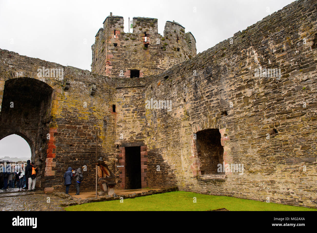Conway Castle is a medieval fortification in Conwy, Wales, UNESCO World ...