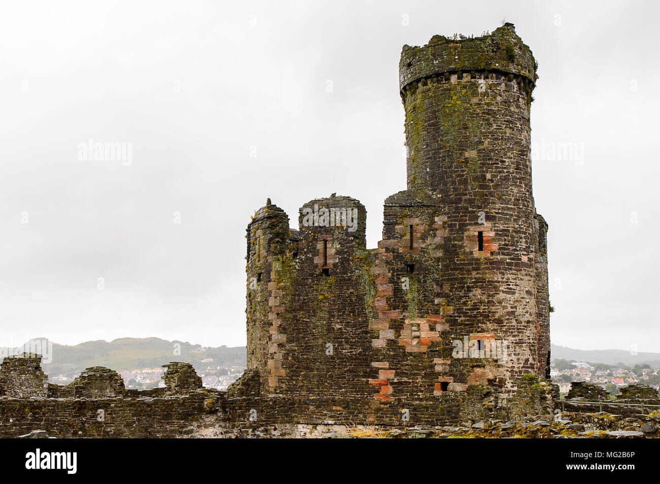 Conway Castle is a medieval fortification in Conwy, Wales, UNESCO World ...