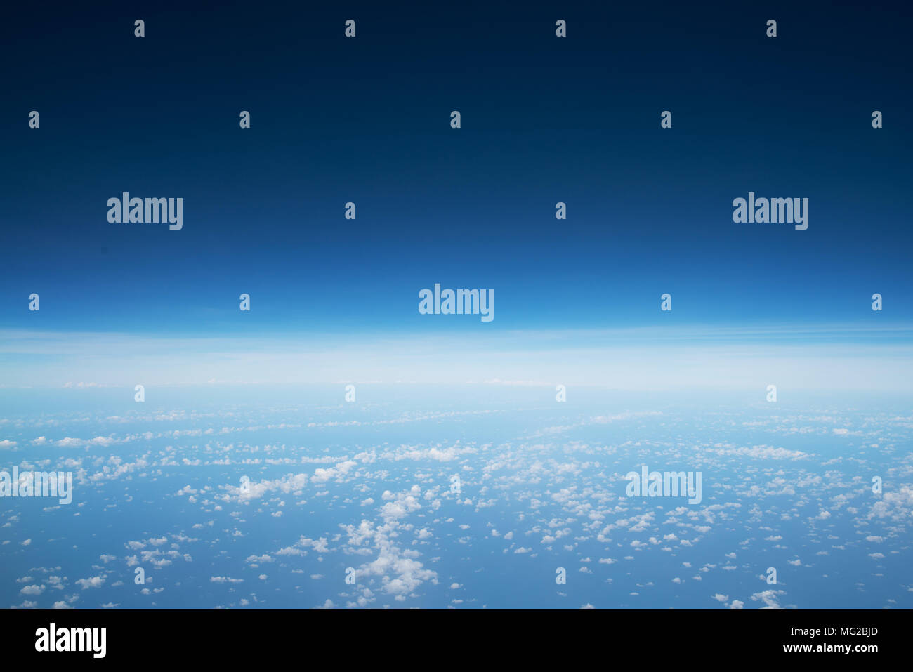 Sky background over spread cloud scatter , skyline separate zone ...