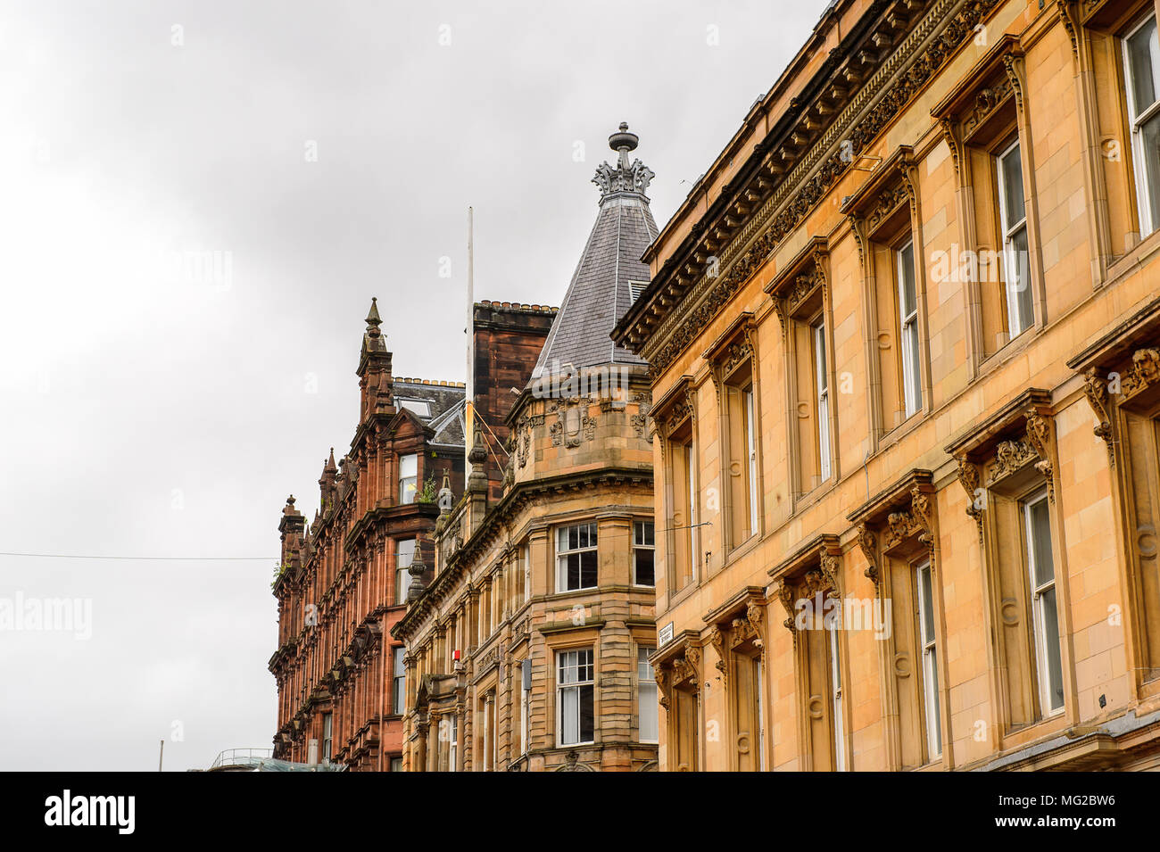Architecture of Glasgow, Scotland. Glasgow is the largest city in ...