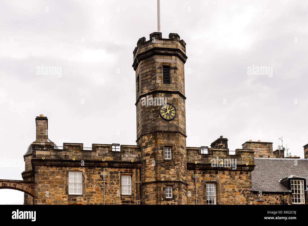 The Royal Palace in Crown Square, Edinburgh Castle, Scotland Stock ...