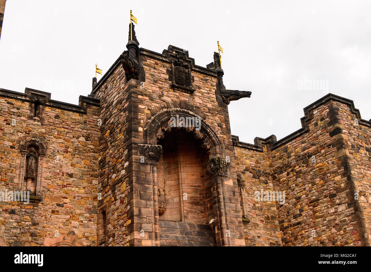 The Royal Palace in Crown Square, Edinburgh Castle, Scotland Stock ...