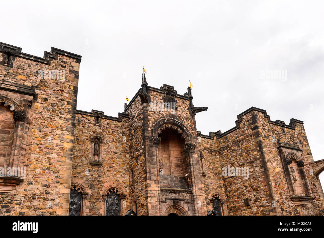 The Royal Palace in Crown Square, Edinburgh Castle, Scotland Stock ...