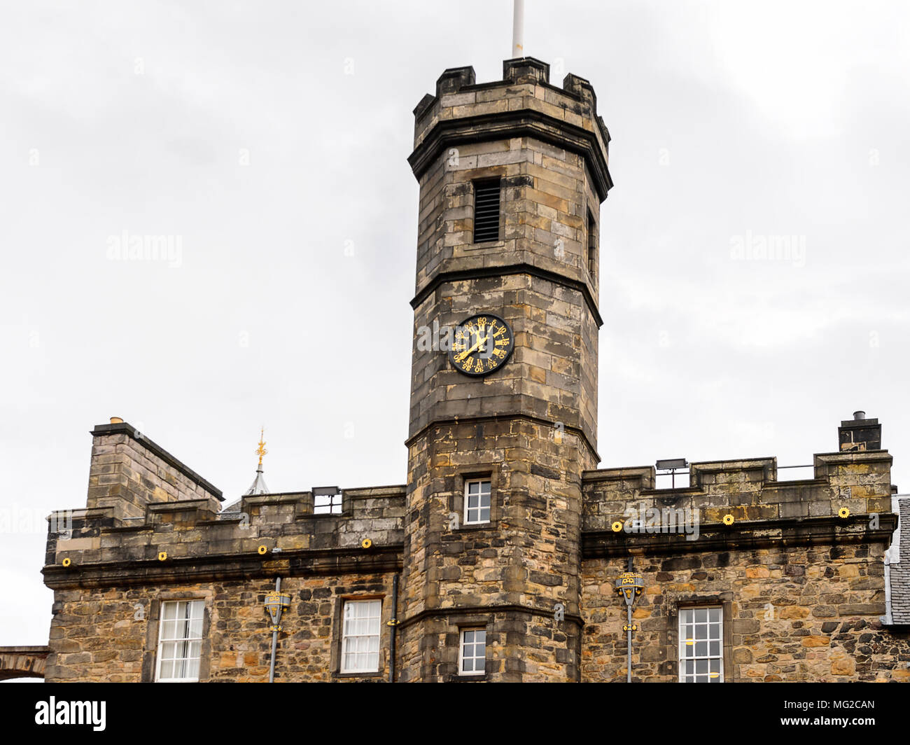 The Royal Palace in Crown Square, Edinburgh Castle, Scotland Stock ...