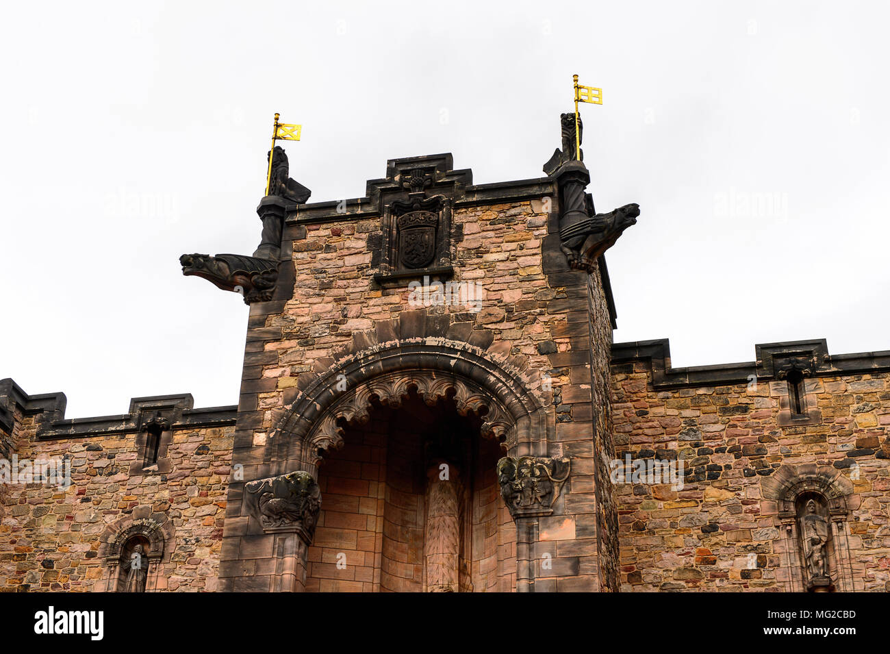 The Royal Palace in Crown Square, Edinburgh Castle, Scotland Stock ...