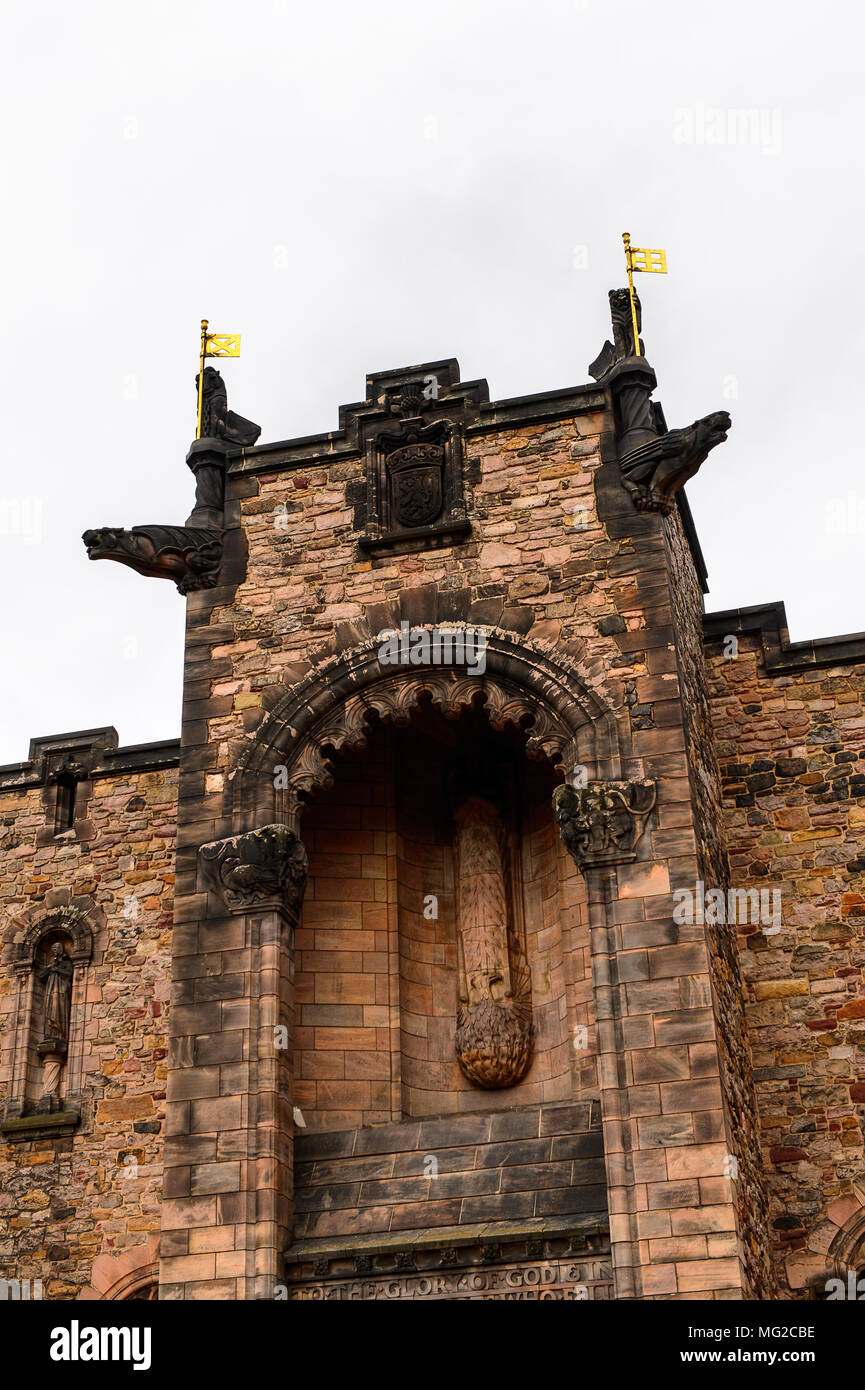 The Royal Palace in Crown Square, Edinburgh Castle, Scotland Stock ...