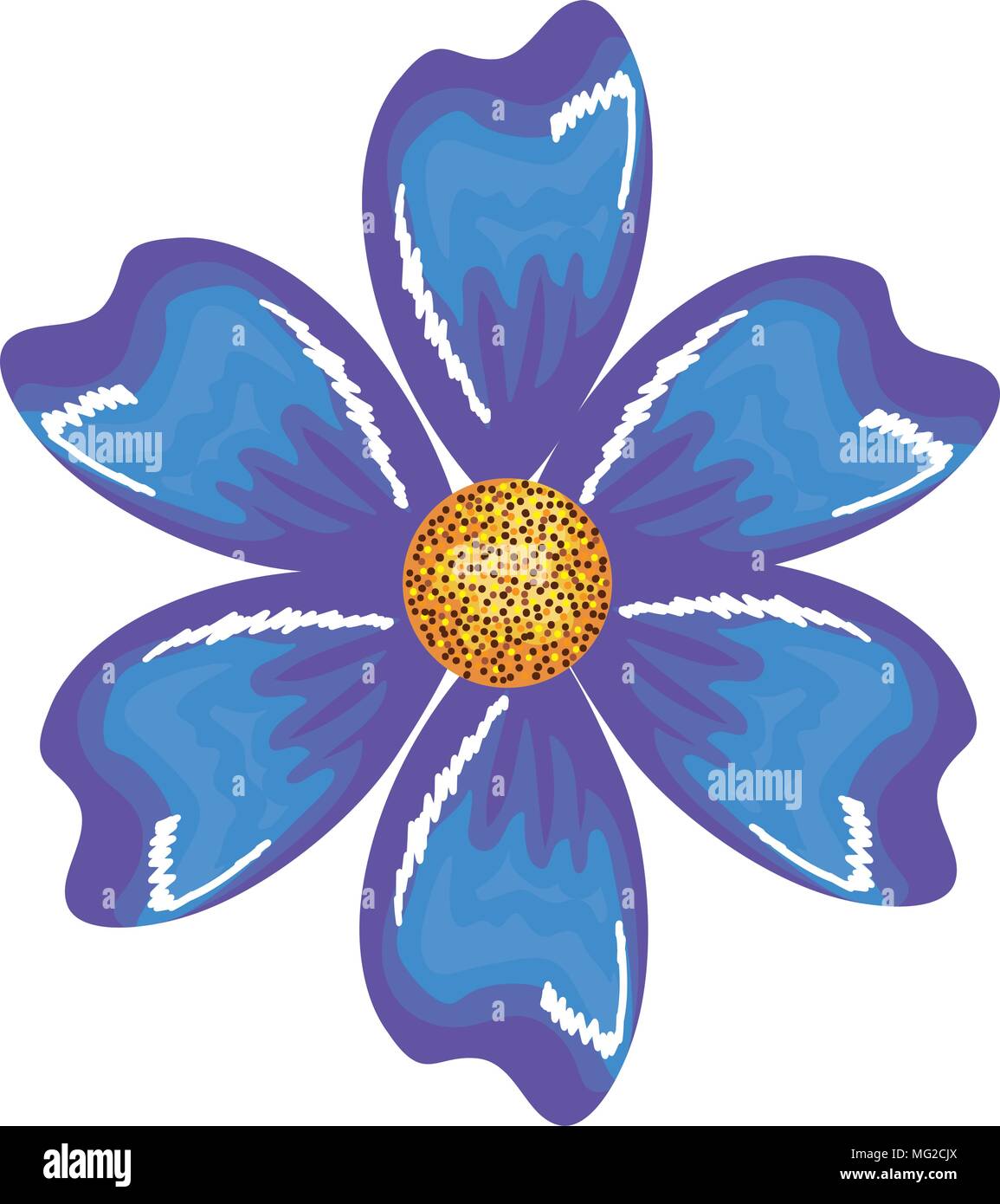 beautiful flower decorative icon Stock Vector Image & Art - Alamy