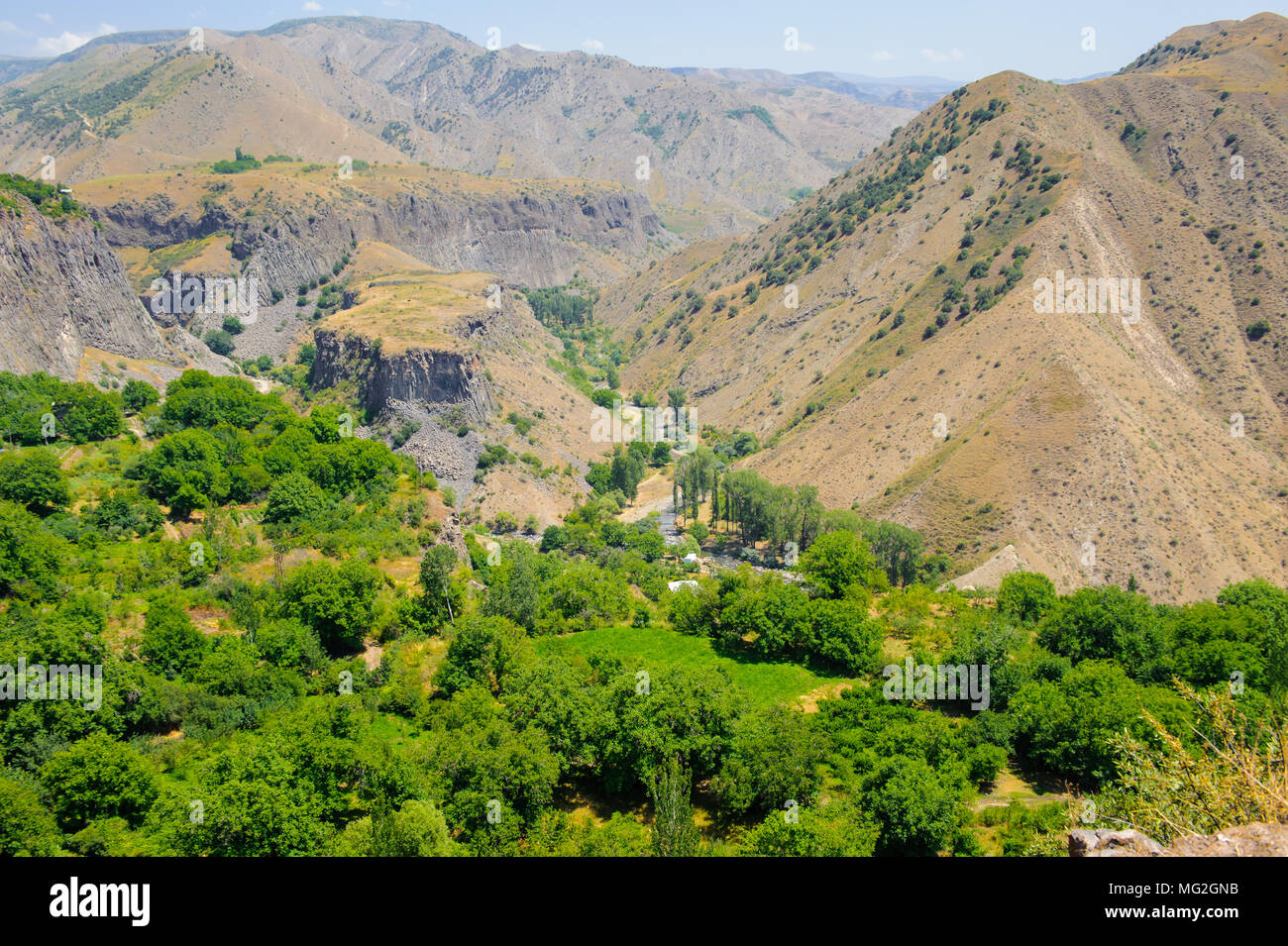 Beautiful nature and hills in Armenia Stock Photo - Alamy