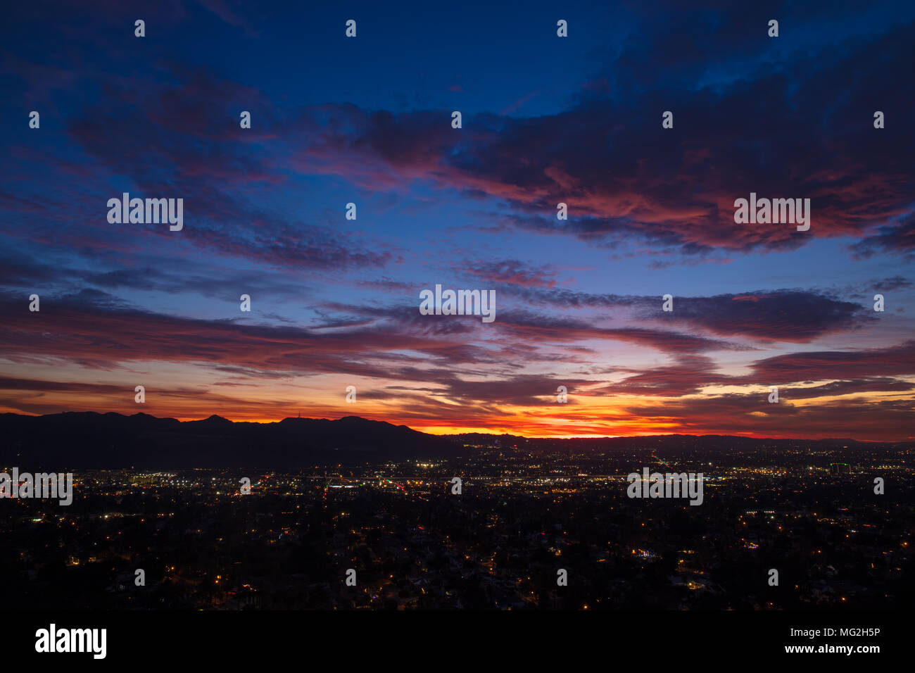 Beautiful shot sunset sky over hi-res stock photography and images - Alamy