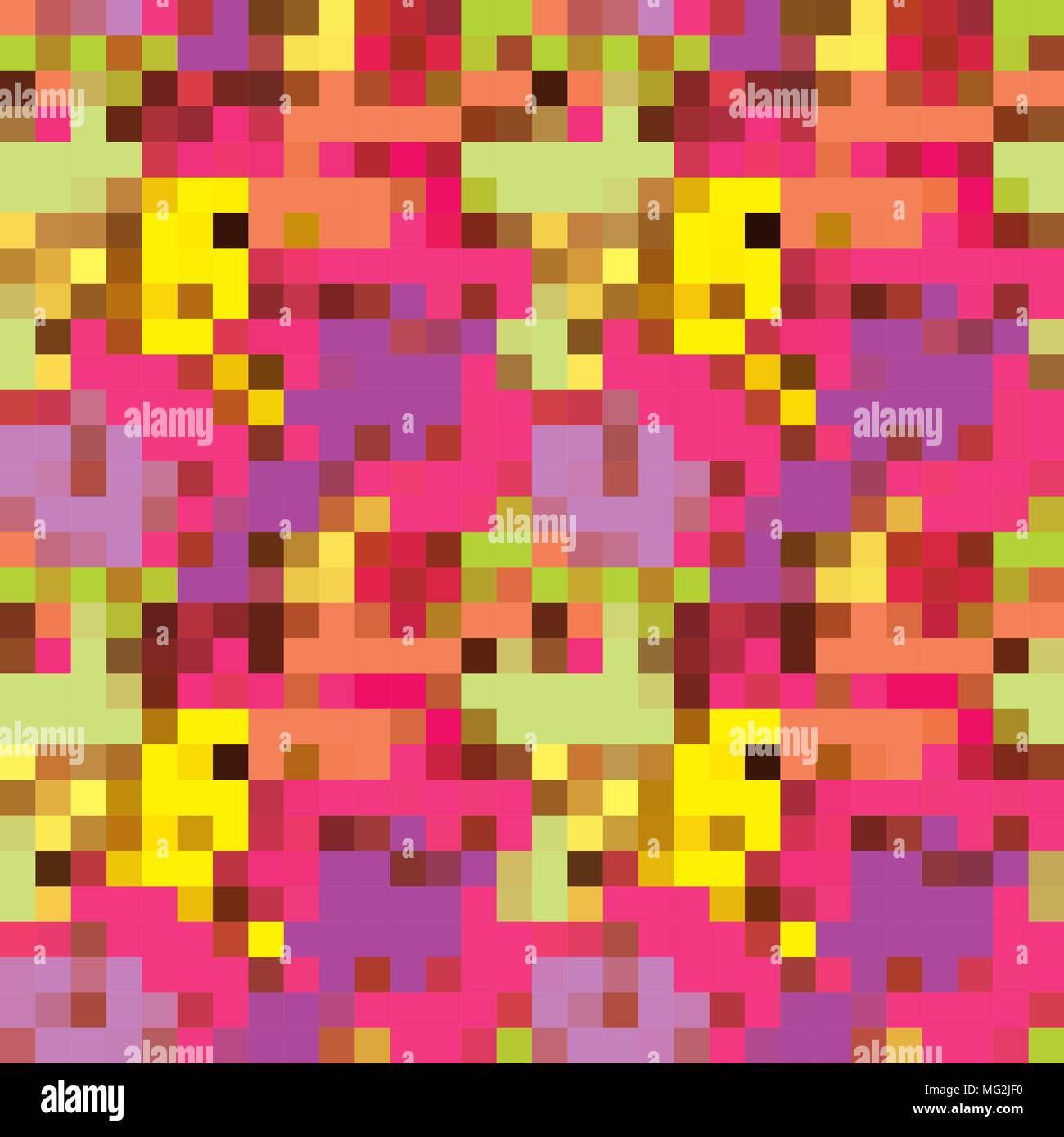 Repeating patterns of orange shapes hi-res stock photography and images ...