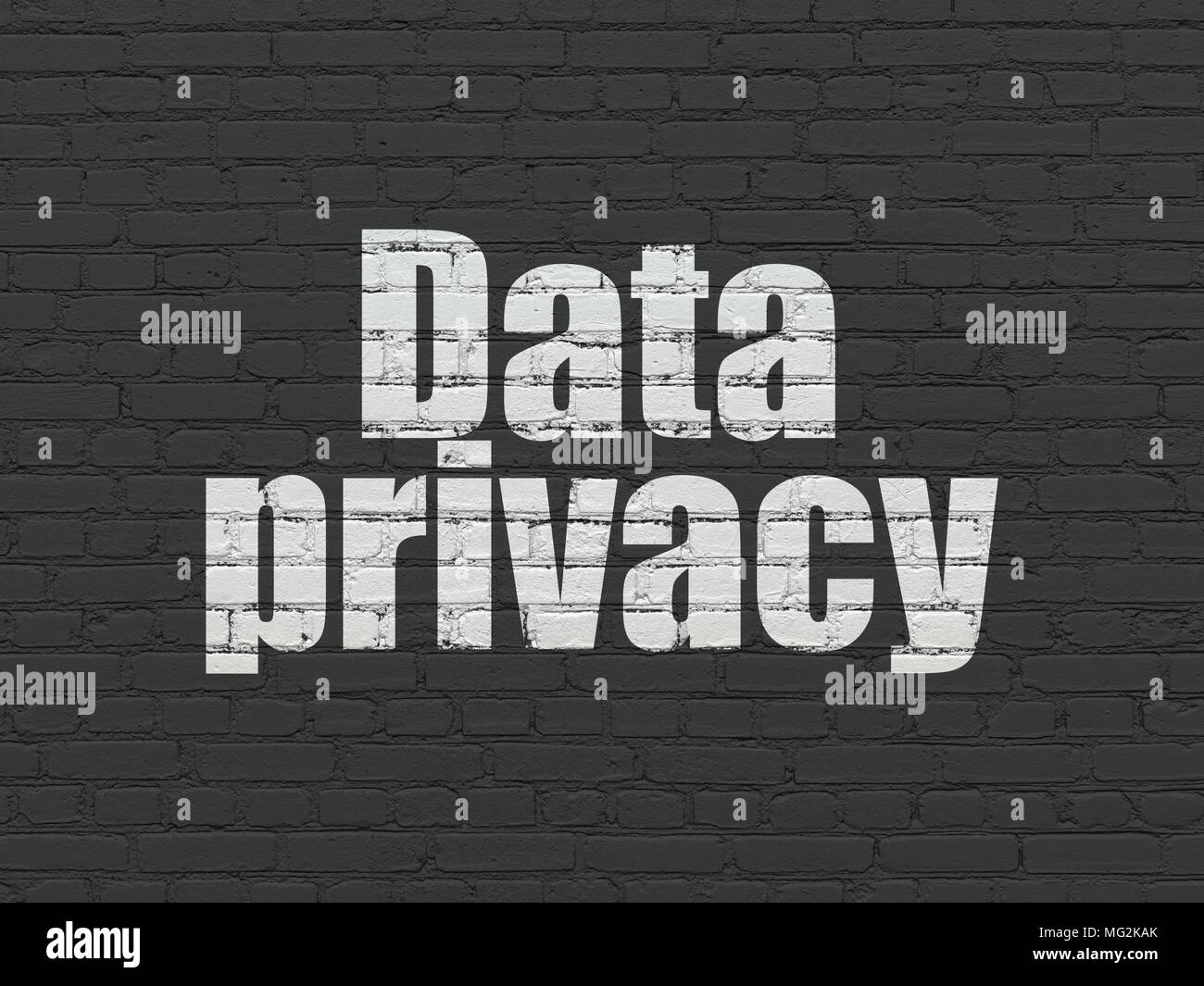 Privacy concept: Data Privacy on wall background Stock Photo - Alamy