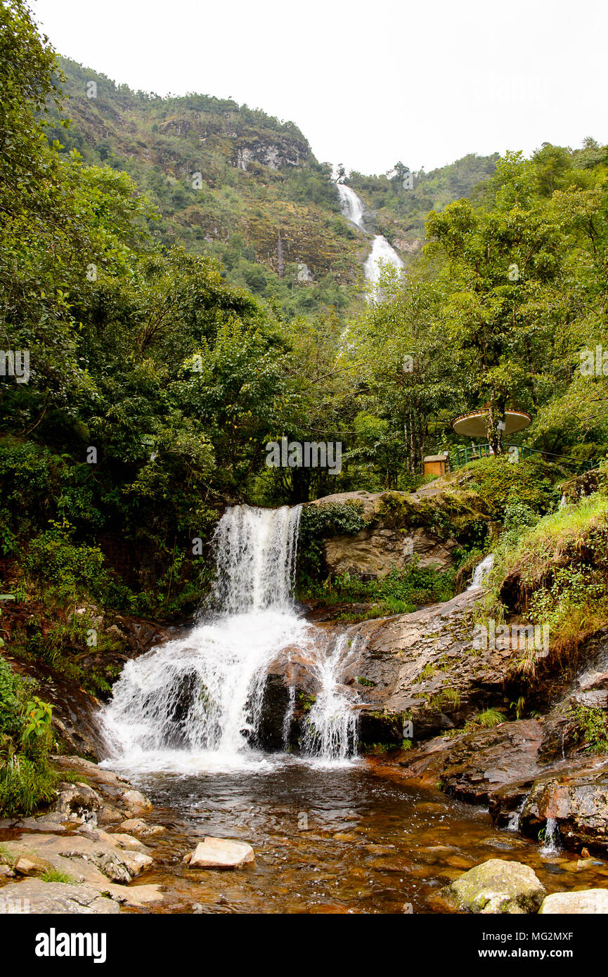 Silver waterfall in Vietnam Stock Photo - Alamy