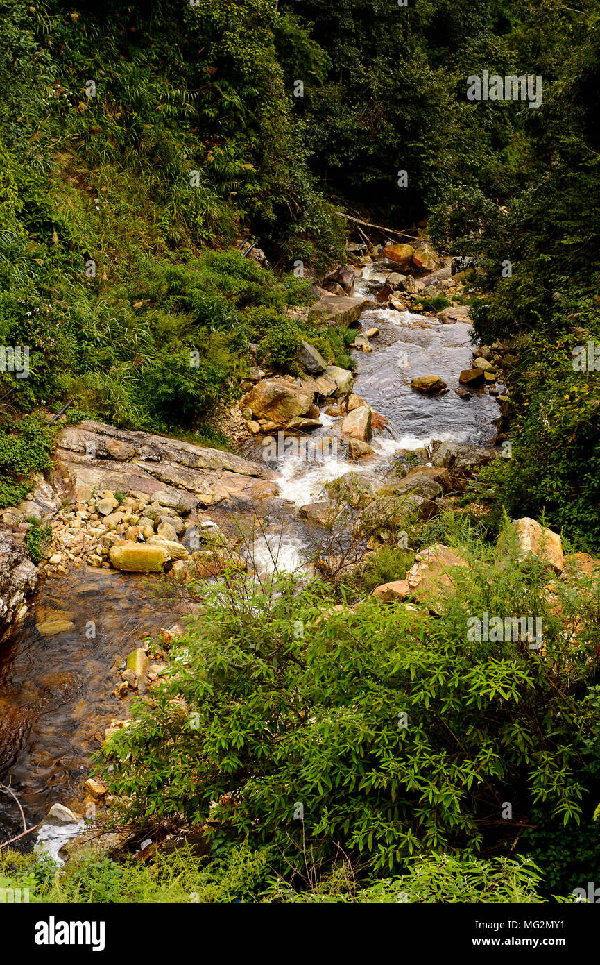 Silver waterfall in Vietnam Stock Photo - Alamy