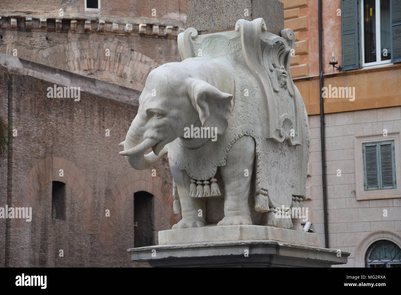 Elephant and Obelisk is a sculpture designed by the Italian artist Gian ...