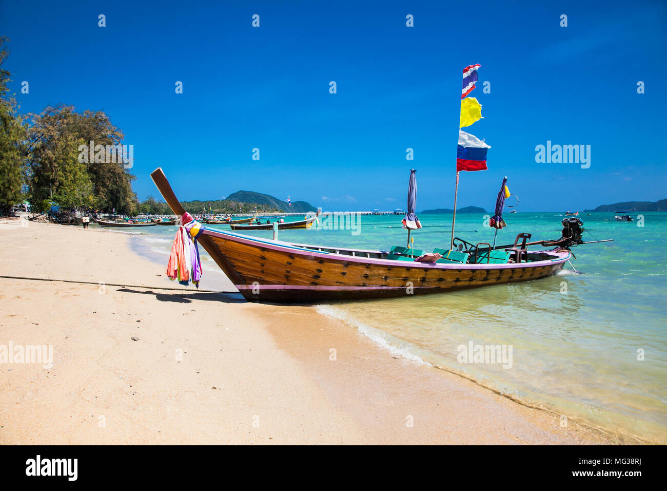 Mu Ban Khalita beach in Mueang district in Phuket, Thailand Stock Photo ...