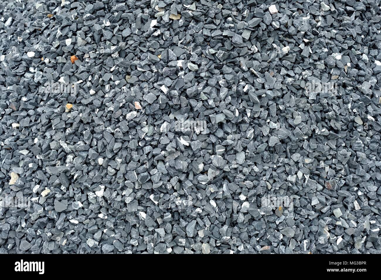 Crushed Rock for Construction Background Stock Photo - Alamy