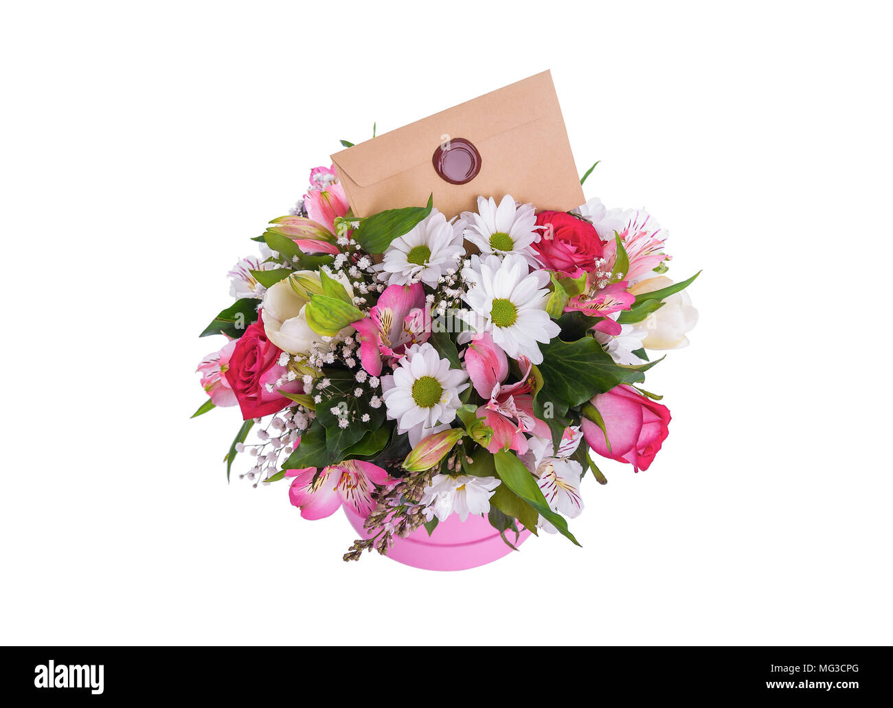 Copy space frame flowers Cut Out Stock Images & Pictures - Alamy