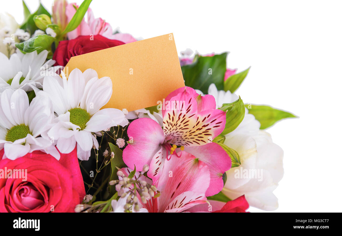 Bouquet card hi-res stock photography and images - Alamy