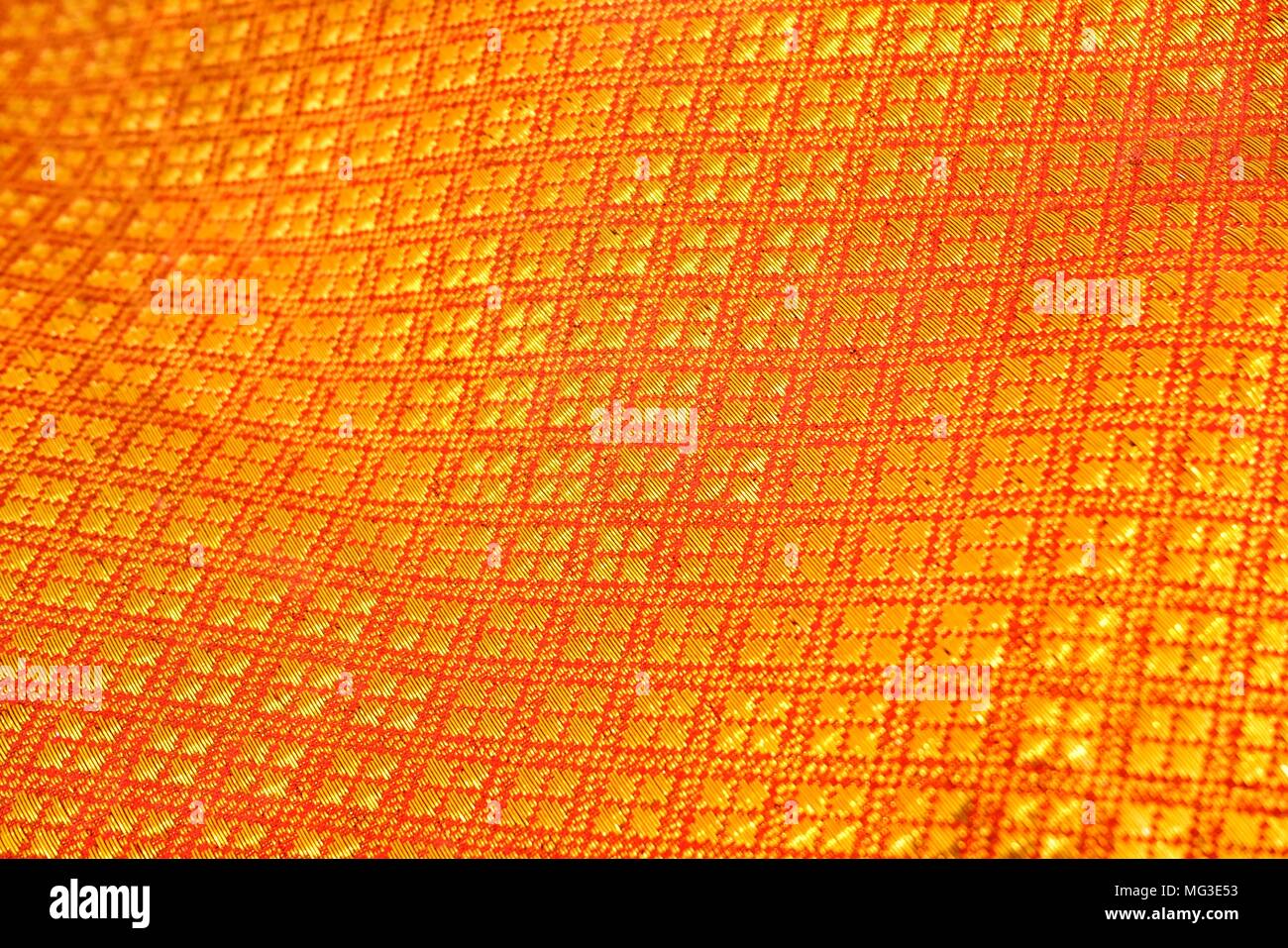 Close-up Buddhist Monk Robe (Selective Focus Stock Photo - Alamy