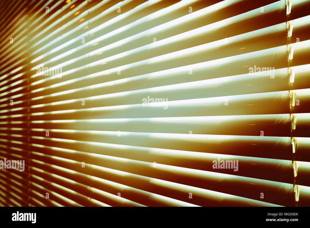 Window Blind with Sunlight Beam Background Stock Photo - Alamy