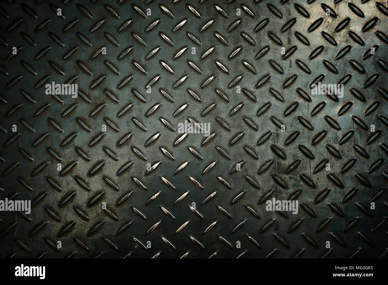 Black Metal Diamond Plate Background Stock Photo - Alamy