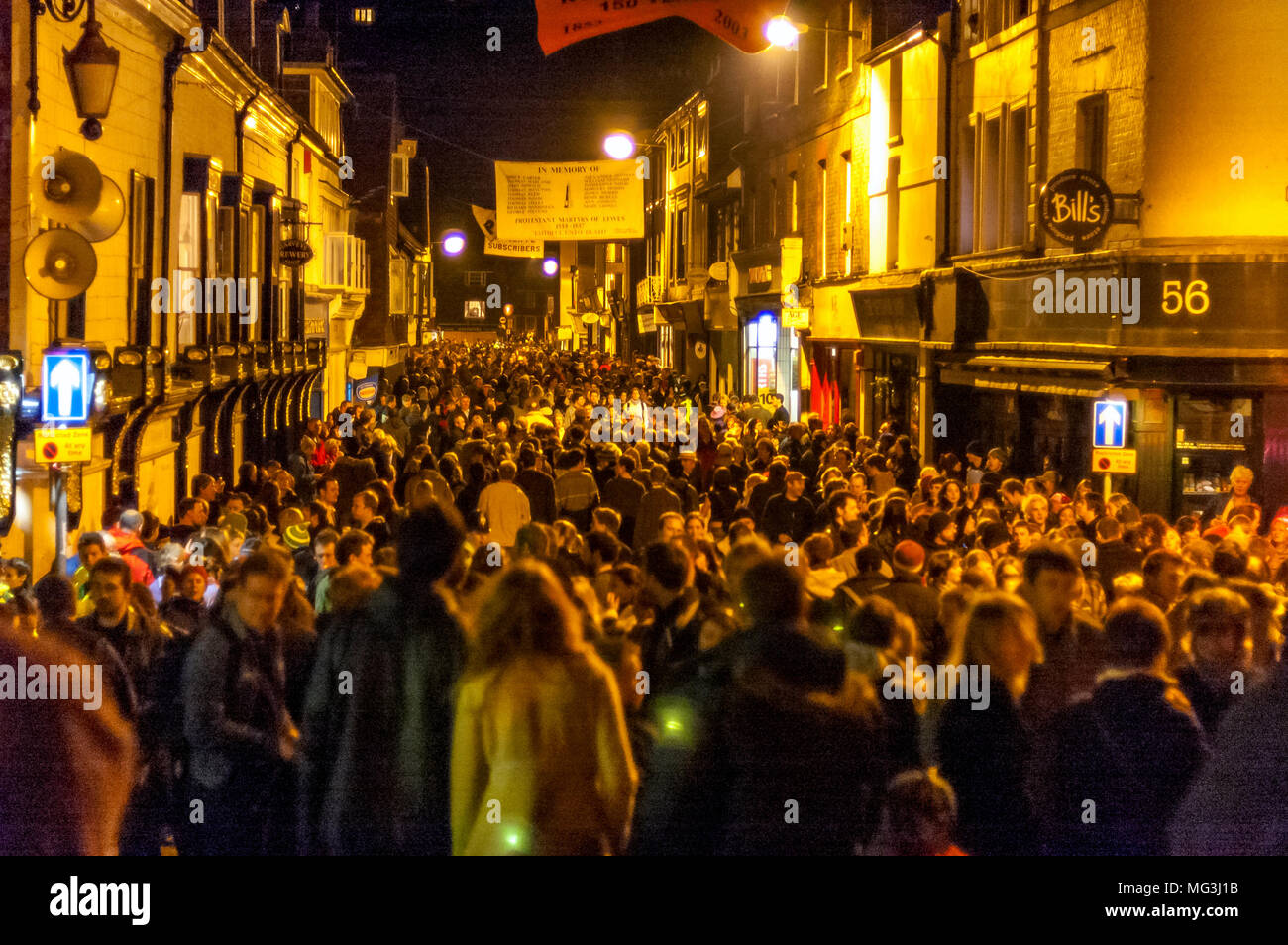 Lewes bonfire night parade Stock Photo - Alamy