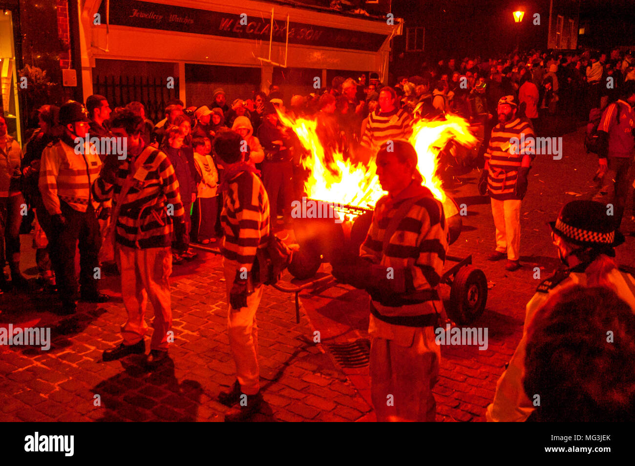 Lewes bonfire night parade Stock Photo - Alamy
