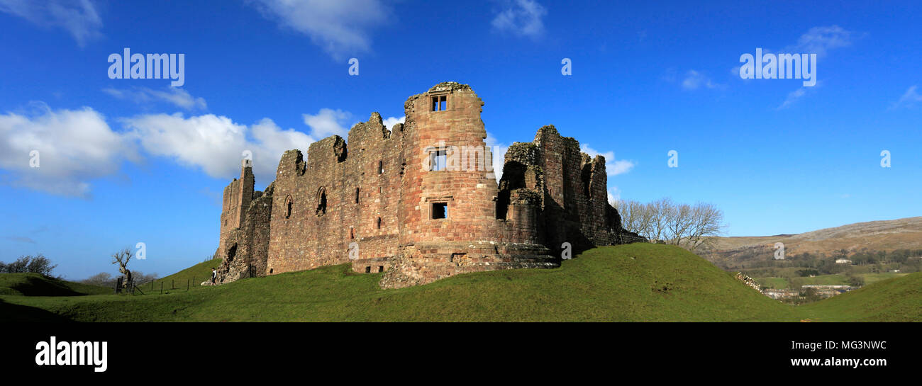 The Ruins of Brough Castle, Brough village, English Heritage Site ...