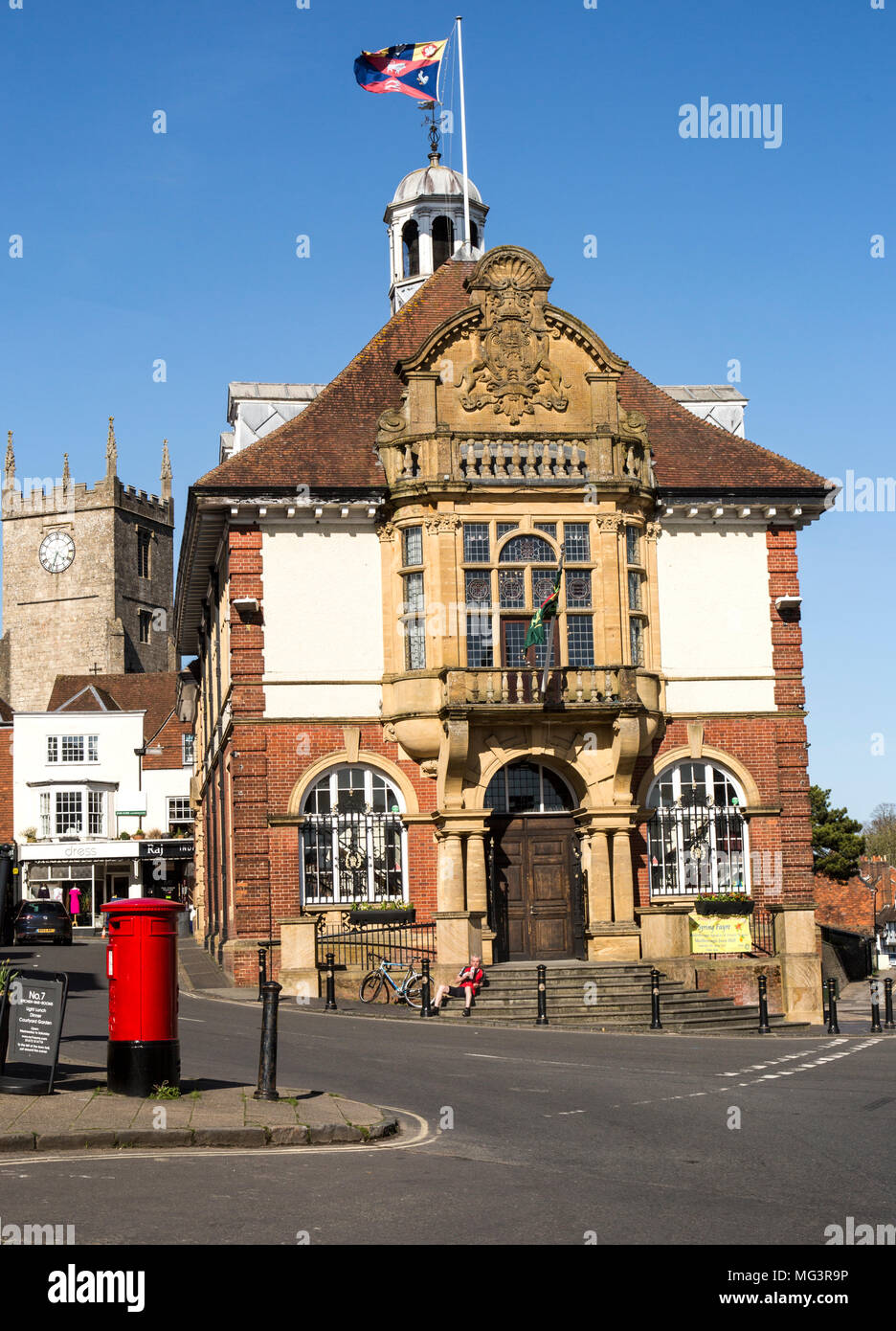 Town hall building in marlborough hi-res stock photography and images ...