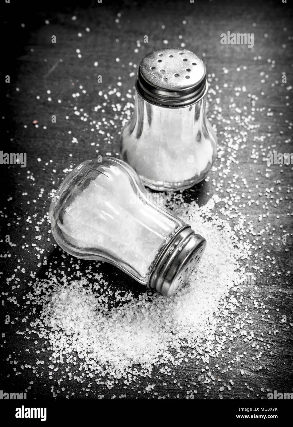 Salt spill on kitchen hi-res stock photography and images - Alamy