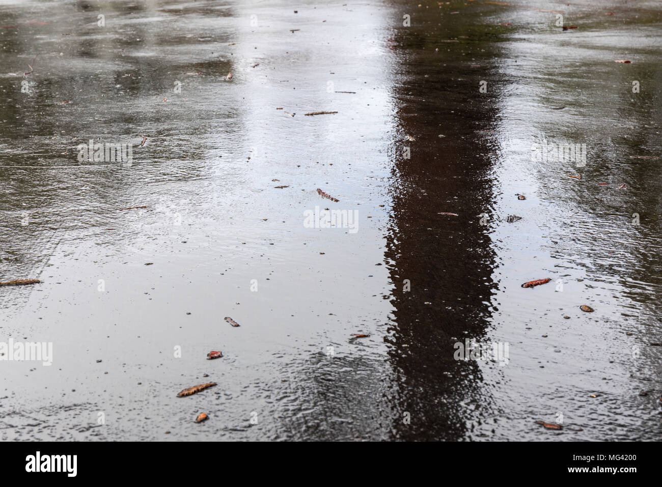 Wet Tarmac Surface High Resolution Stock Photography and Images - Alamy