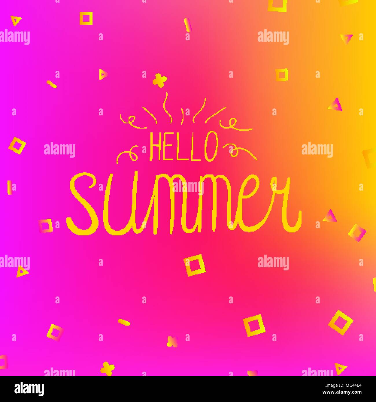 Retro typographic summer design Stock Vector Images - Alamy