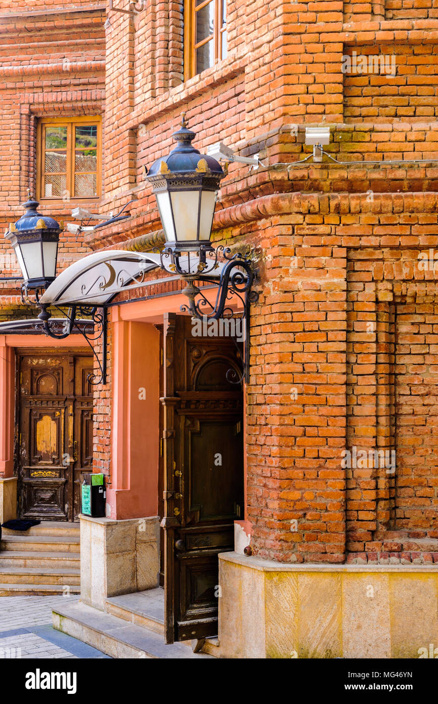 Architecture of the Old Town of Tbilisi. Tbiisi is the capital of ...