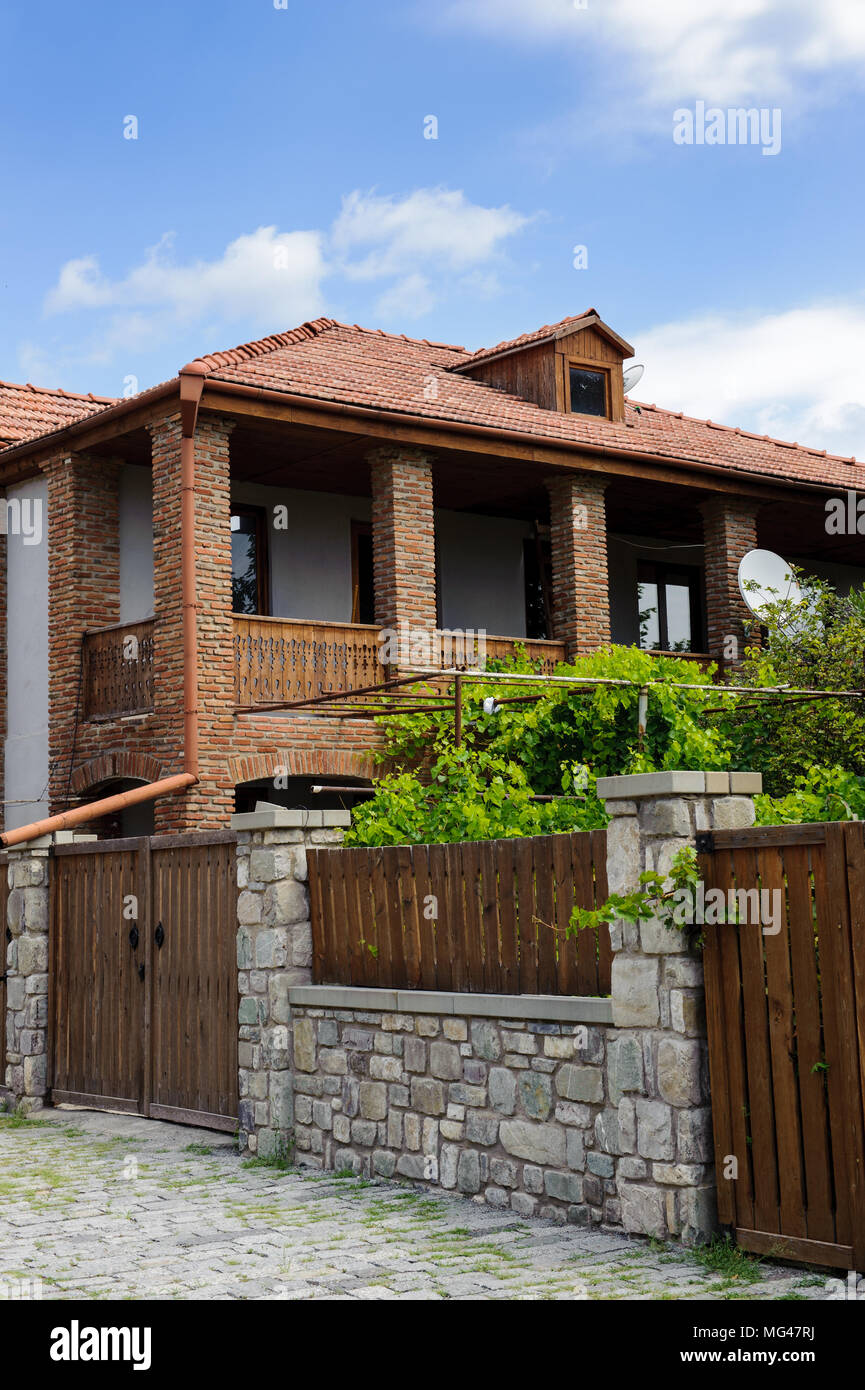 Architecture of the old town of Mtskheta, Georgia, which is a UNESCO ...