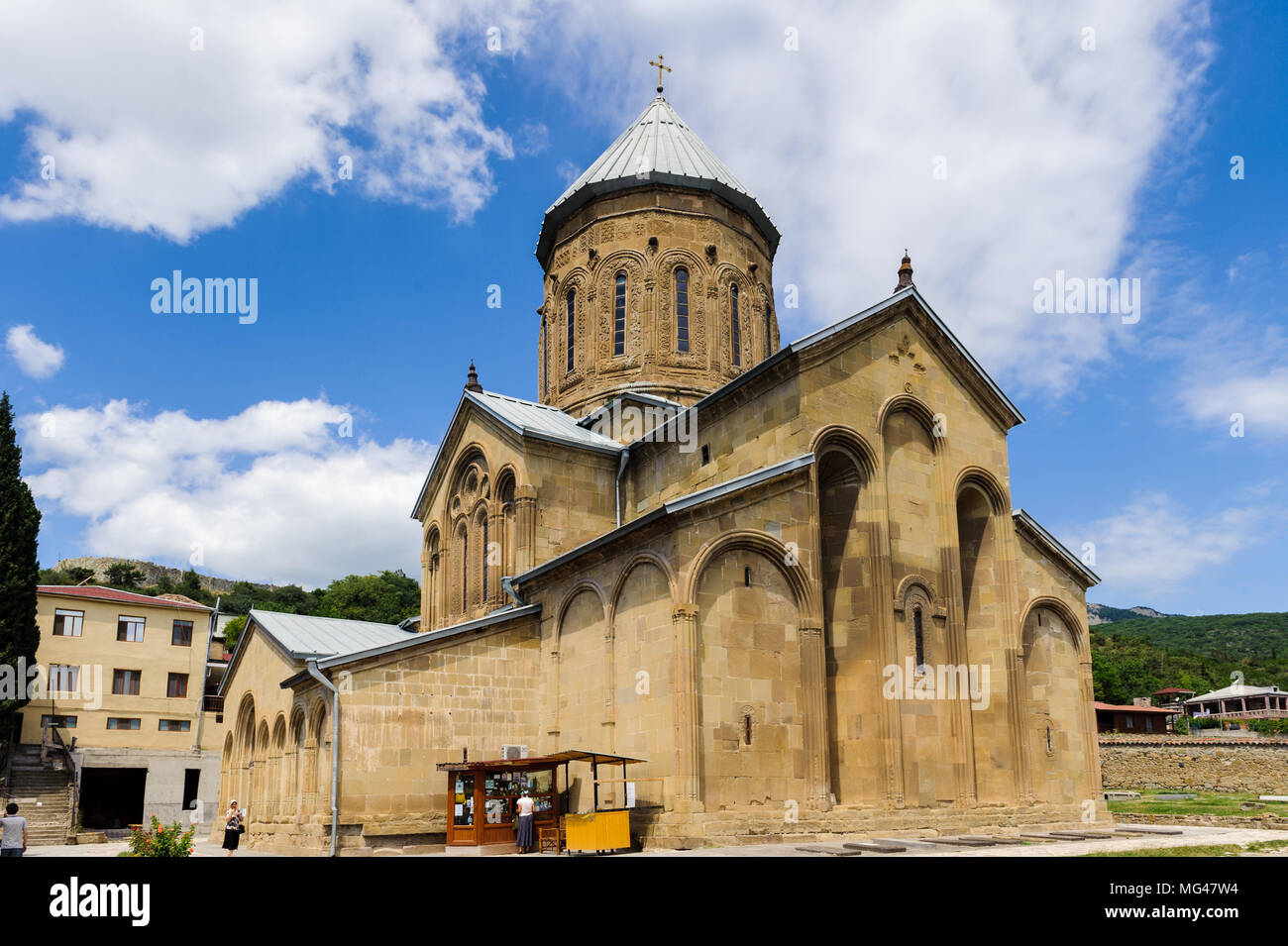 Shio-Mgvime monastery, a medieval monastic complex in Georgia, near the ...