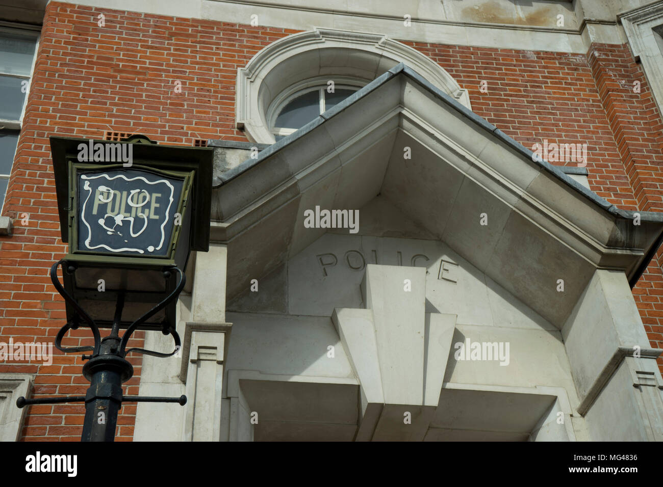 Closed down police station in Hampstead,London,England,UK Stock Photo ...